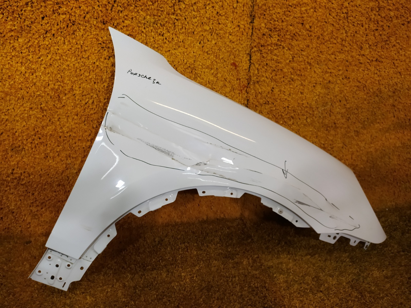 Крыло правое переднее Porsche Cayenne 2014-2018 2 958 95850303210GRV ...